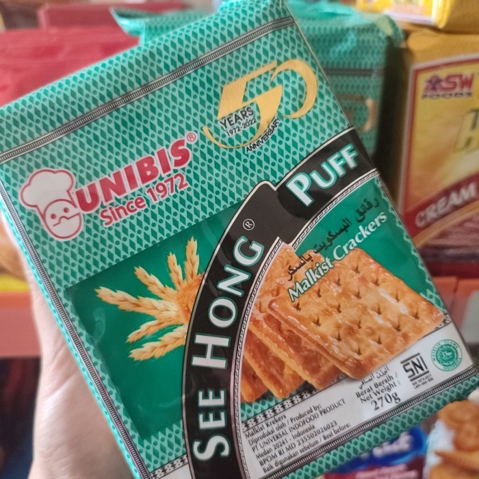 Jual Crackers Unibis See Hong Puff 270 gram | Shopee Indonesia
