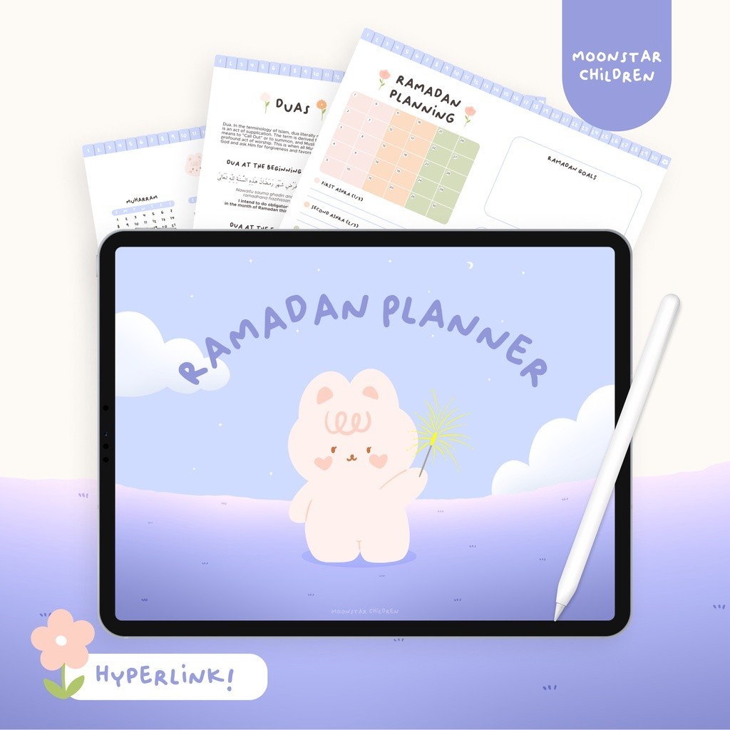 Jual Elysian Ramadan 1445H Digital Planner BuJo Journal Yearly Monthly ...