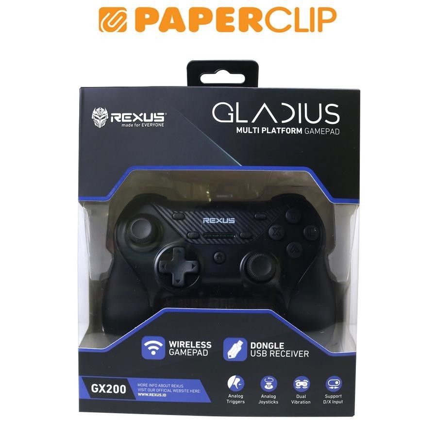 Jual Gamepad Wireless Rexus Gx200 Black Shopee Indonesia