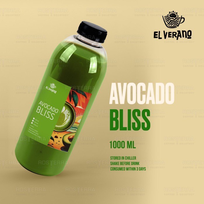 Jual El Verano Avocado Bliss Botol 1 liter RTD Ready To Drink | Shopee ...