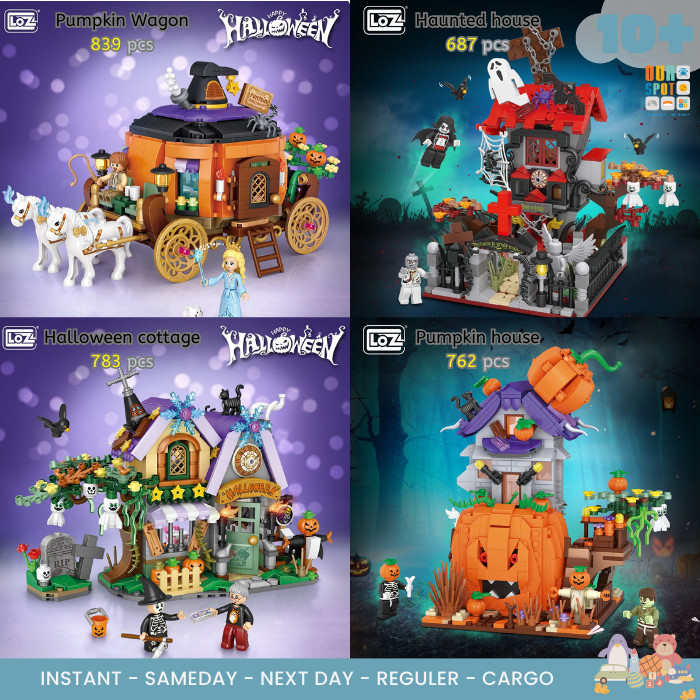 Jual LOZ halloween series LOZ mini brick tema halloween - 1134 | Shopee Indonesia