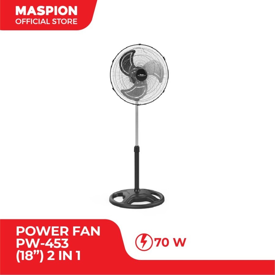 Jual Maspion Kipas Angin Power Fan 18" (2 in 1) PW453 | Shopee Indonesia