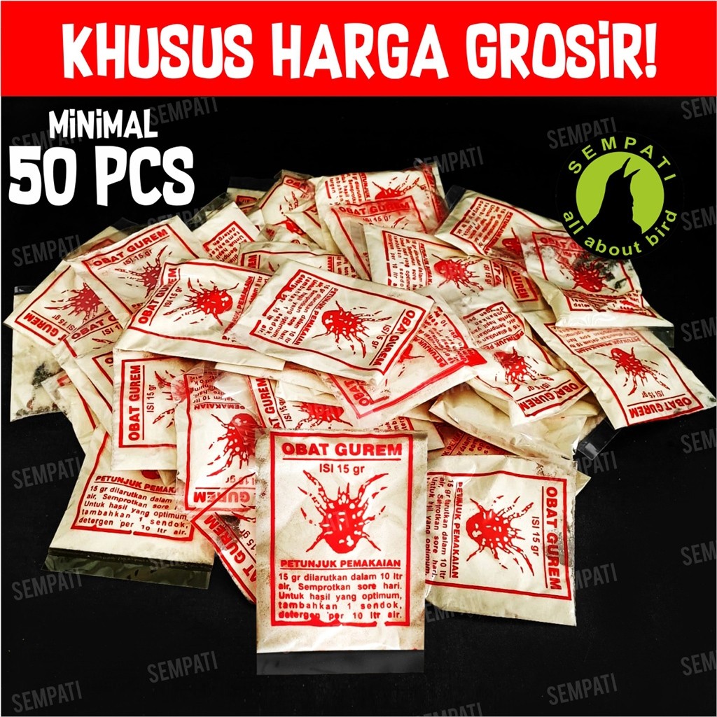 Jual SEMPATI KHUSUS GROSIR Obat Gurem 15gram Obat Gurem Kutu Ayam ...