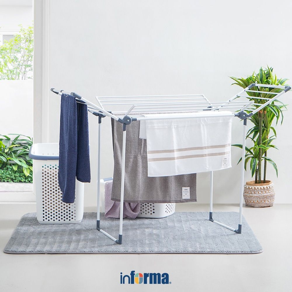 Jual Informa Glenda Jemuran Baju Lipat - Putih Tempat Jemur Baju Drying ...