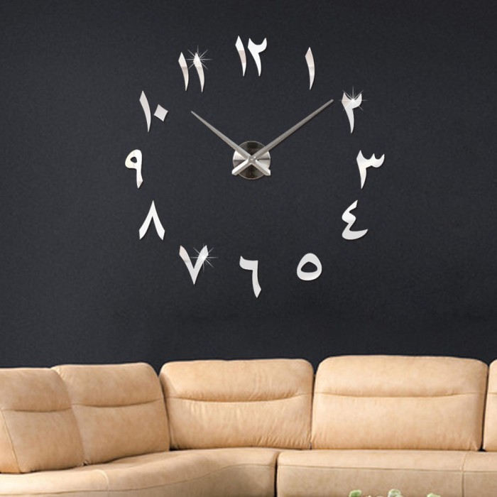 Jual Jam Dinding DIY Besar 100 cm – Desain Kreatif, Mesin Tekken Taiwan ...
