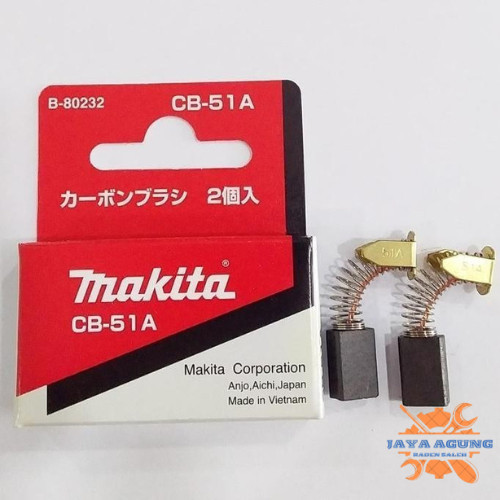Jual MAKITA CB 51A / MAKITA CARBON BRUSH 51A (B-80232) | Shopee Indonesia