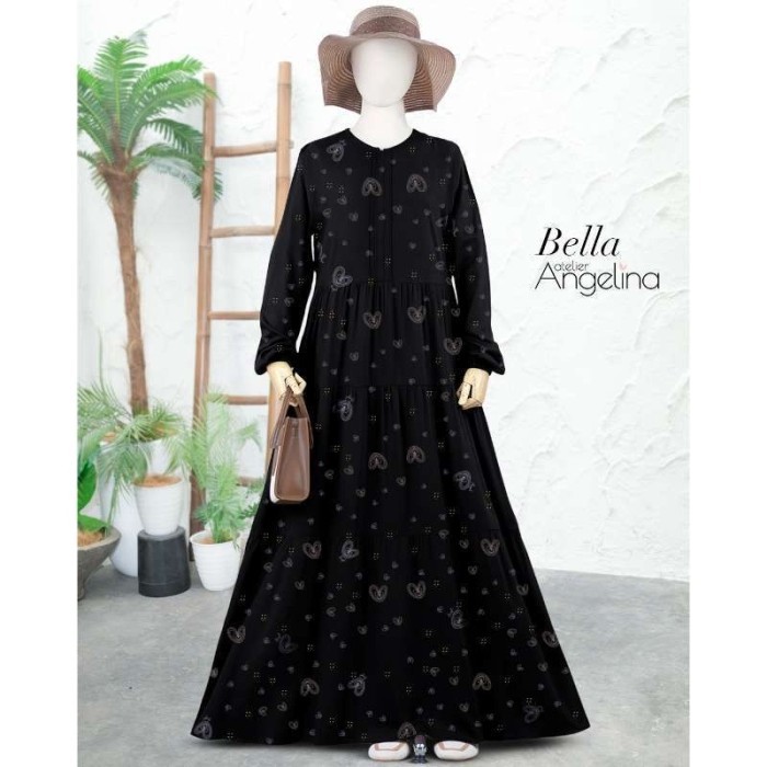 Jual Atelier Angelina Bella Genji Pie - Black | Shopee Indonesia