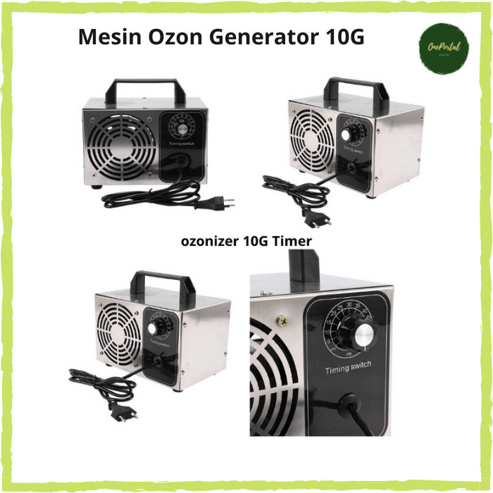 Jual Mesin Ozone Generator Ozon / Ozonizer Sterilizer Purifier Ruangan - 10G Timer Cobubvo ...