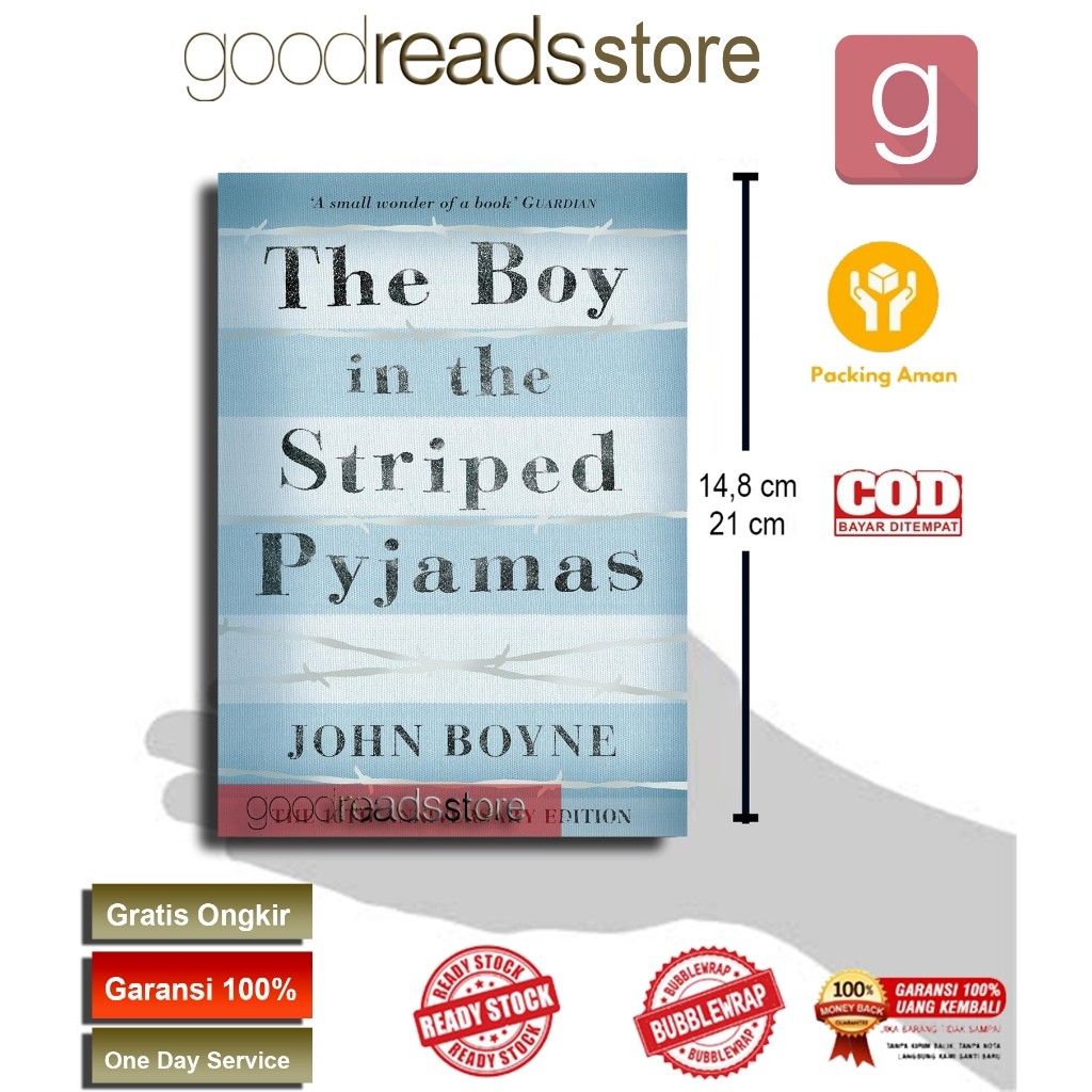 Jual The Boy in the Striped Pyjamas by John Boyne (English Version ...