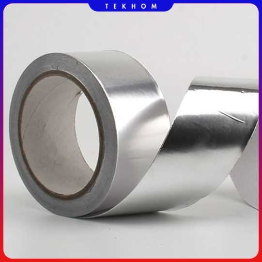 Jual TaffPACK Lakban Aluminium Foil Tape 0.06mm Tahan Panas Anti Bocor - YX10 | Shopee Indonesia