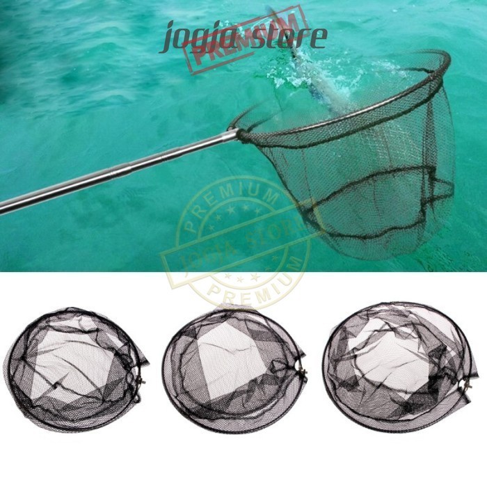 Jual Serokan Jaring ikan Koi Mas Jaring Kolam Besar-Jumbo 40cm dg ...