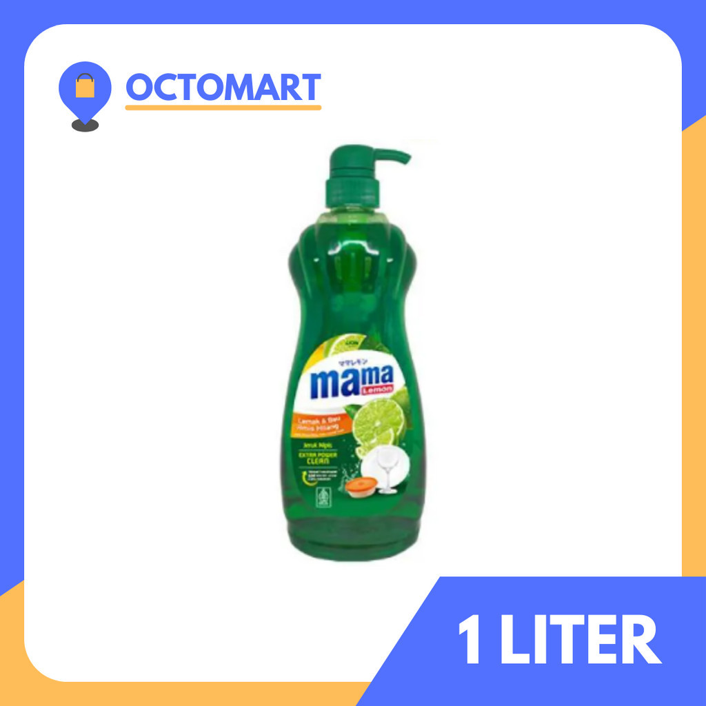 Jual MAMA LEMON / LIME Sabun Cuci Piring BOTOL 1L / 1 Liter / 1000ML ...