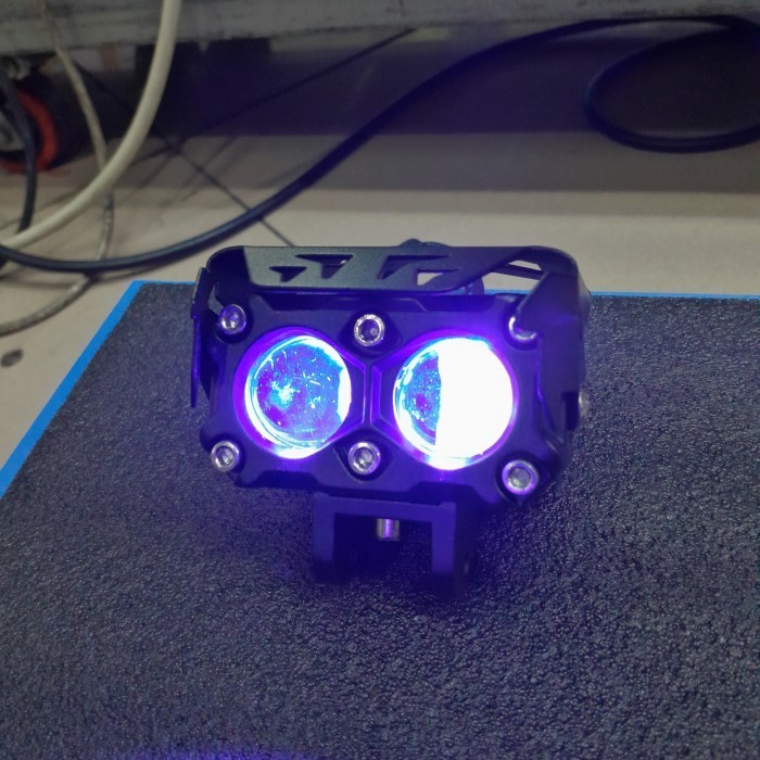 Jual LAMPU SOROT / MINI-PROJIE K-ONE 2 MATA + DEVIL EYE - PUTIH ...