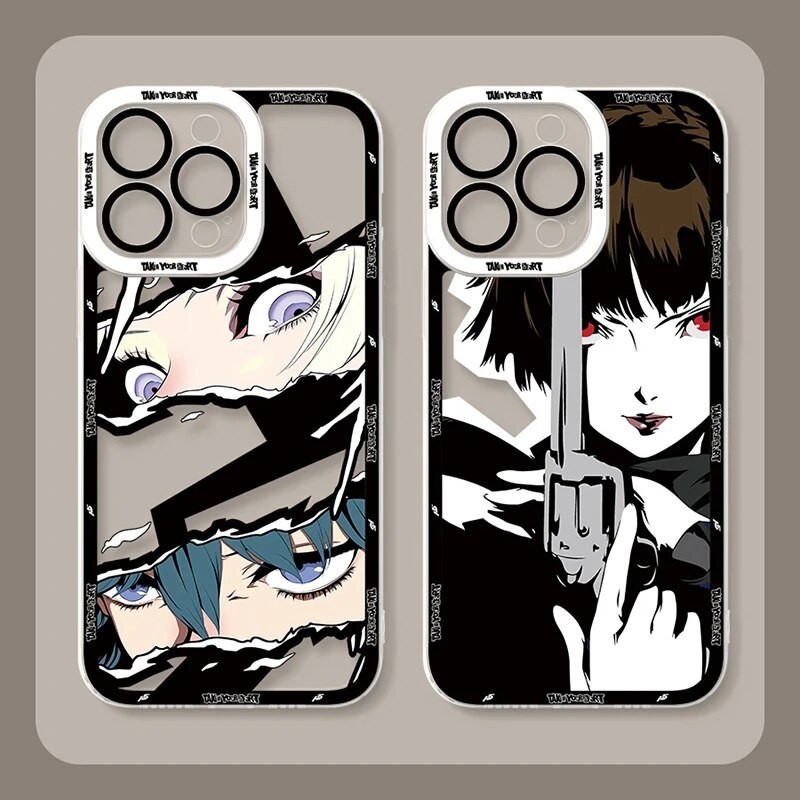 Jual casing transparan Anime Persona 5 Clear TPU Case For iPhone dan ...