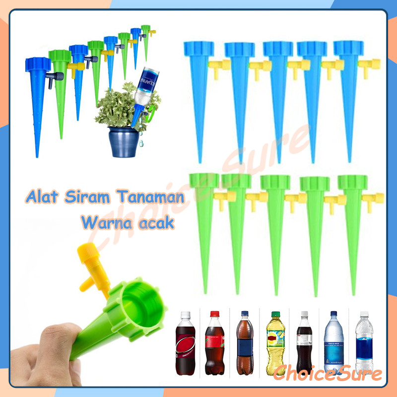 Jual 10 PCS Alat Siram Tanaman / Water Cone Irigation Drip Siram ...
