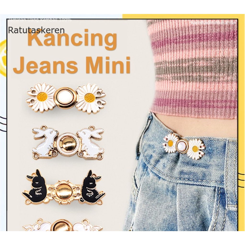 Jual Kancing Jeans Simple Karakter Kait Zamzam Pengecil Lingkar ...
