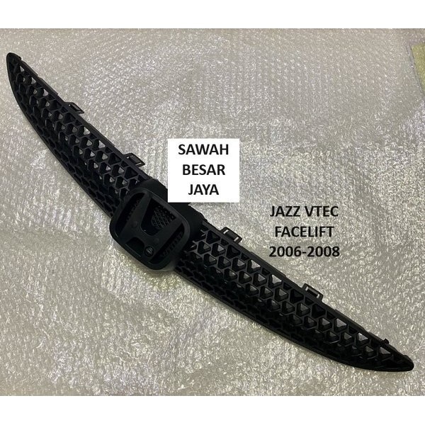 Jual Grill Grille Depan Honda Jazz GD3 VTEC MMC Facelift 2006 2007 2008 ...