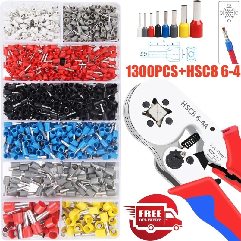 Jual Tang Ferrule ujung kawat terdiri dari 1300 alat untuk ferrule ...
