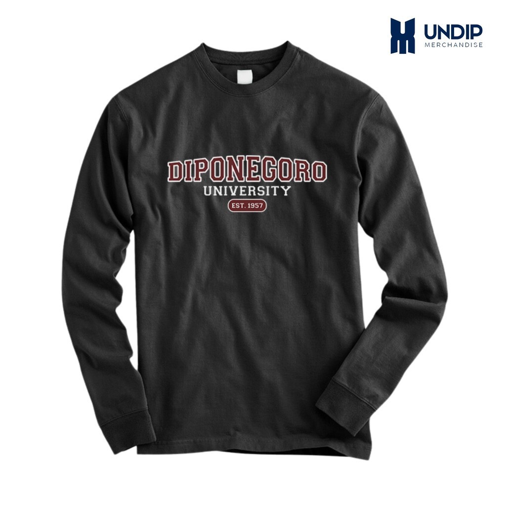 Jual KAOS UNDIP LENGAN PANJANG HITAM | Shopee Indonesia