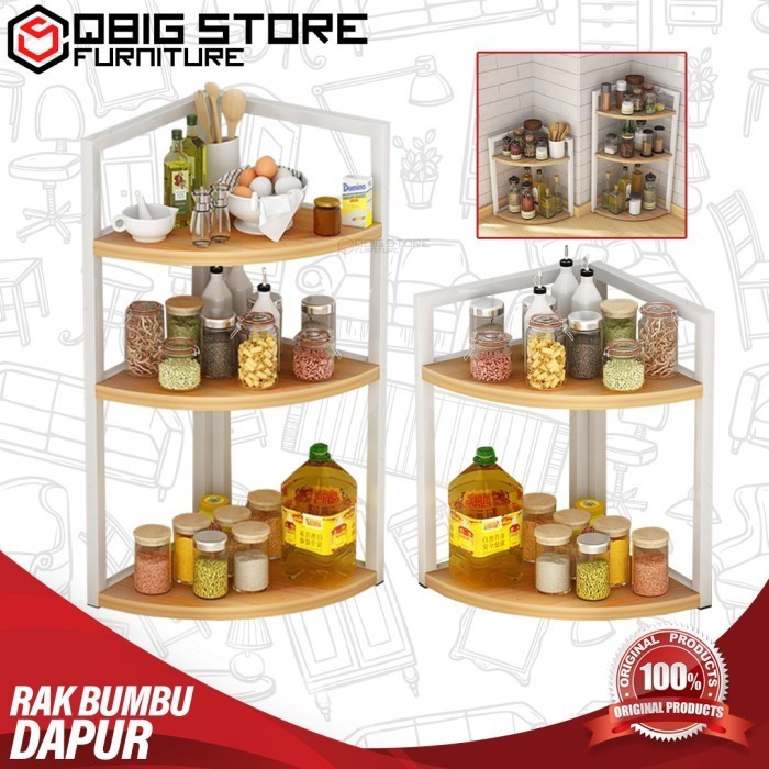 Jual Rak Bumbu Dapur Susun serbaguna Kitchen Spice Rack Mee do | Shopee ...