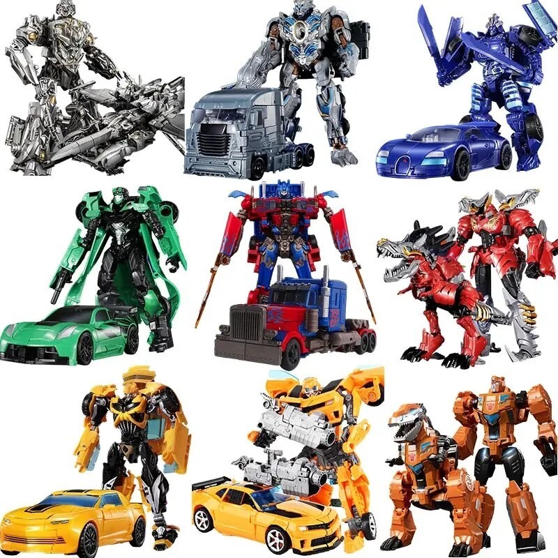 Jual Transformation Toys Cool Robot Car 2 In 1 Action Figure Plastic ...