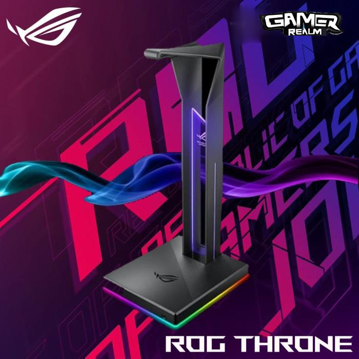 Jual ASUS ROG Throne RGB Gaming Headset Stand with 7.1 Surround Sound ...