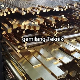 Jual plat strip kuningan 3mm x 30mm x 100mm Plat Kuningan Strip Plat ...