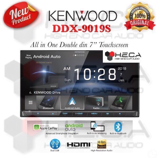 Jual Kenwood DDX-9019S Head Unit Double Din Tape Mobil DDX9019S Audio 9019 Murah | Shopee Indonesia
