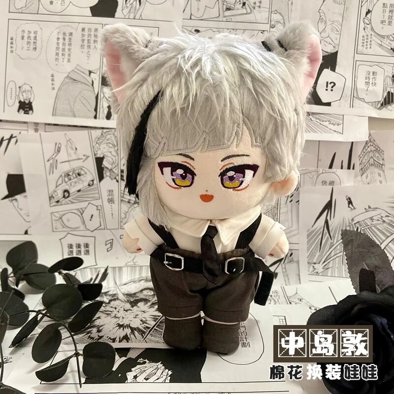 Jual 20cm Stuffed Original Bungo Stray Dogs Nakajima Atsushi Dolls ...