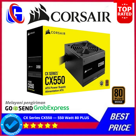 Jual CX Series CX550 — 550 Watt 80 PLUS Bronze Certified ATX PSU ...