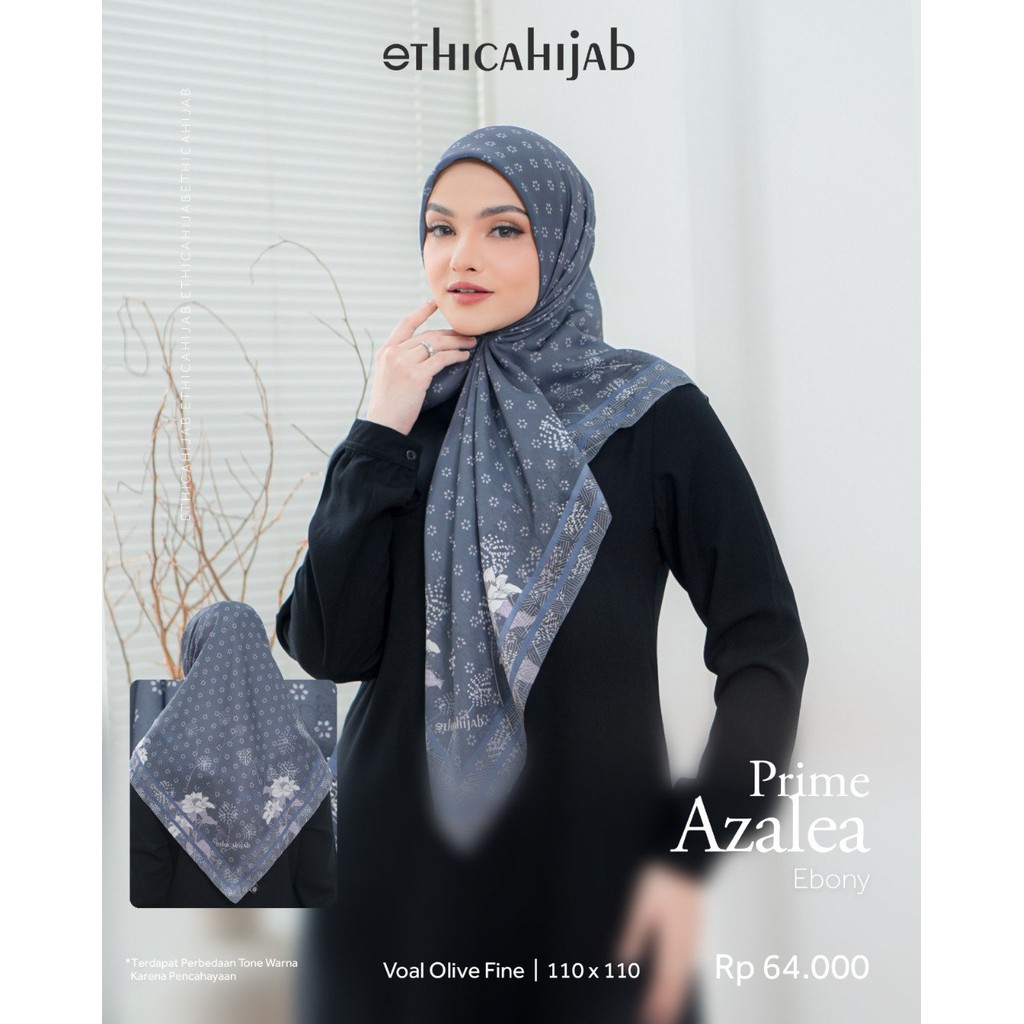 Jual Ethica Hijab Segi Empat Prime Azalea Square Motif | Shopee Indonesia