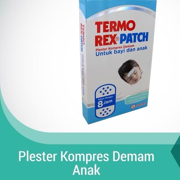 Jual Termorex Patch Plester Kompres Demam Bayi Anak Plester Pereda ...