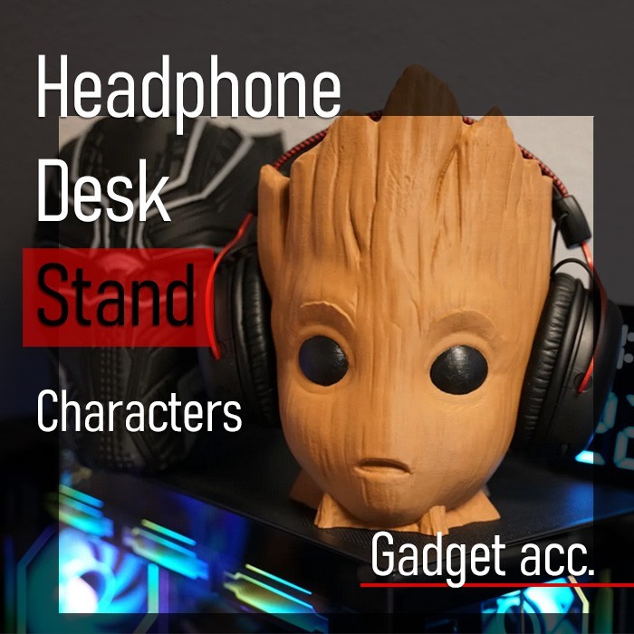 Jual Headphone STAND Movie Karakter Bracket Mount Holder Meja Dudukan ...