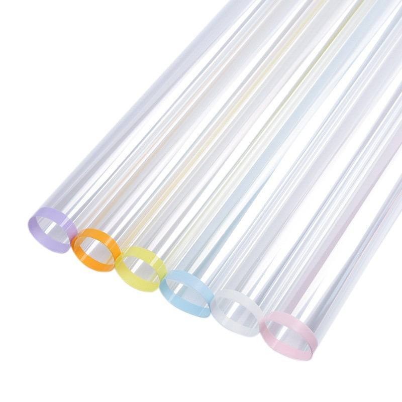 Jual 20Lembar Cellophane Transparan Bening List/Wrapping Bucket Bening ...