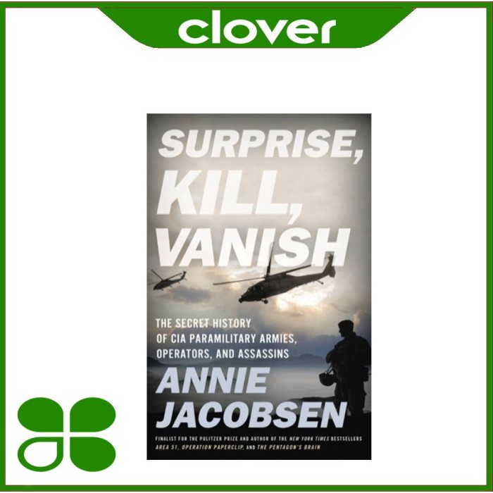 Jual Surprise, Kill, Vanish by Annie Jacobsen ( ENGLIS) | Shopee Indonesia