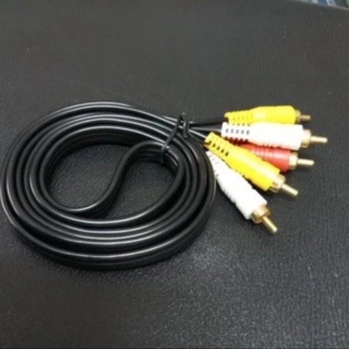 Jual Kabel RCA 3 in 3 / RCA 3 pin Panjang 1,5 Meter | Shopee Indonesia