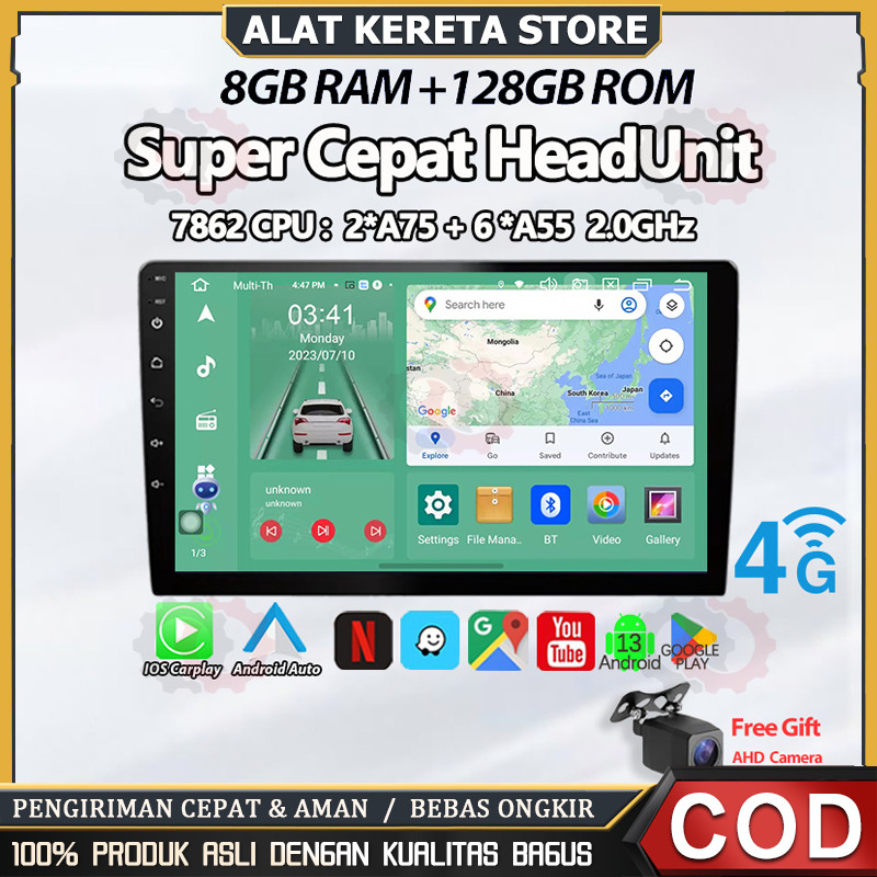 Jual 8Core 8+128GB Head Unit Android13 UIS7862 CPU Cortex-A75 Top-Chips ...