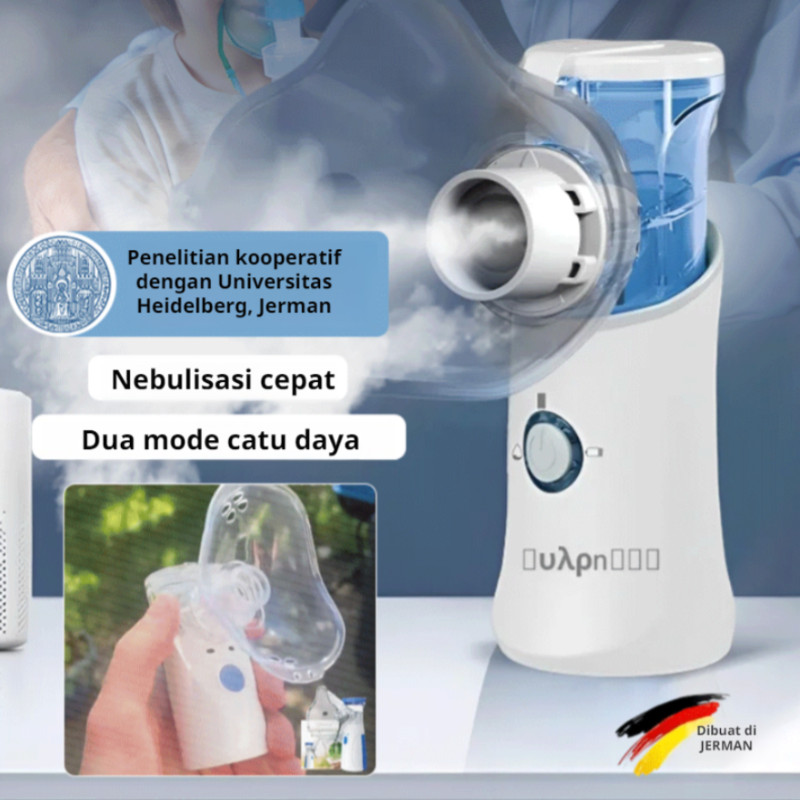 Jual ⚡Pengiriman Cepat 24 Jam⚡Nebulizer Portable Mesh Alat Uap Bantu Pernafasan Asma Inhalasi ...