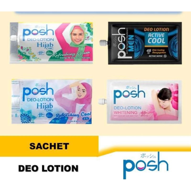 Jual POSH deo lotion sachet 11g | Shopee Indonesia