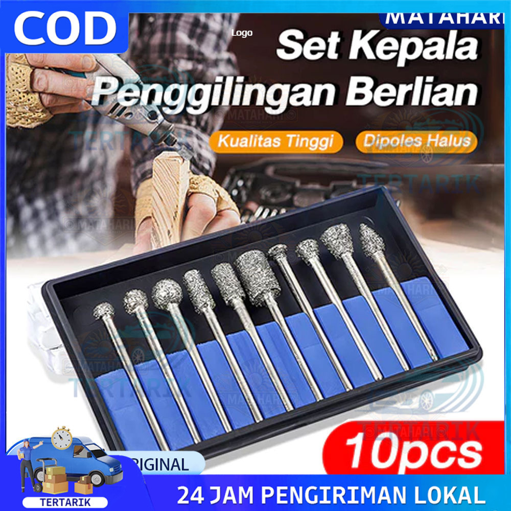Jual Mata Bor Tuner Porting 1 Set Lengkap Isi 10 PCS Cuner Porter ...