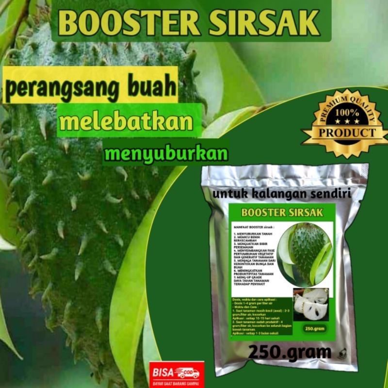 Jual pupuk booster organik sirsak pupuk perangsang buah melebatkan menyuburkan | Shopee Indonesia