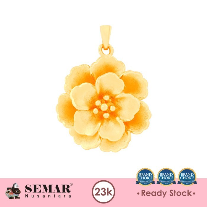 Jual Liontin Emas Meiva Flower Gold 23K Semar Nusantara | Shopee Indonesia