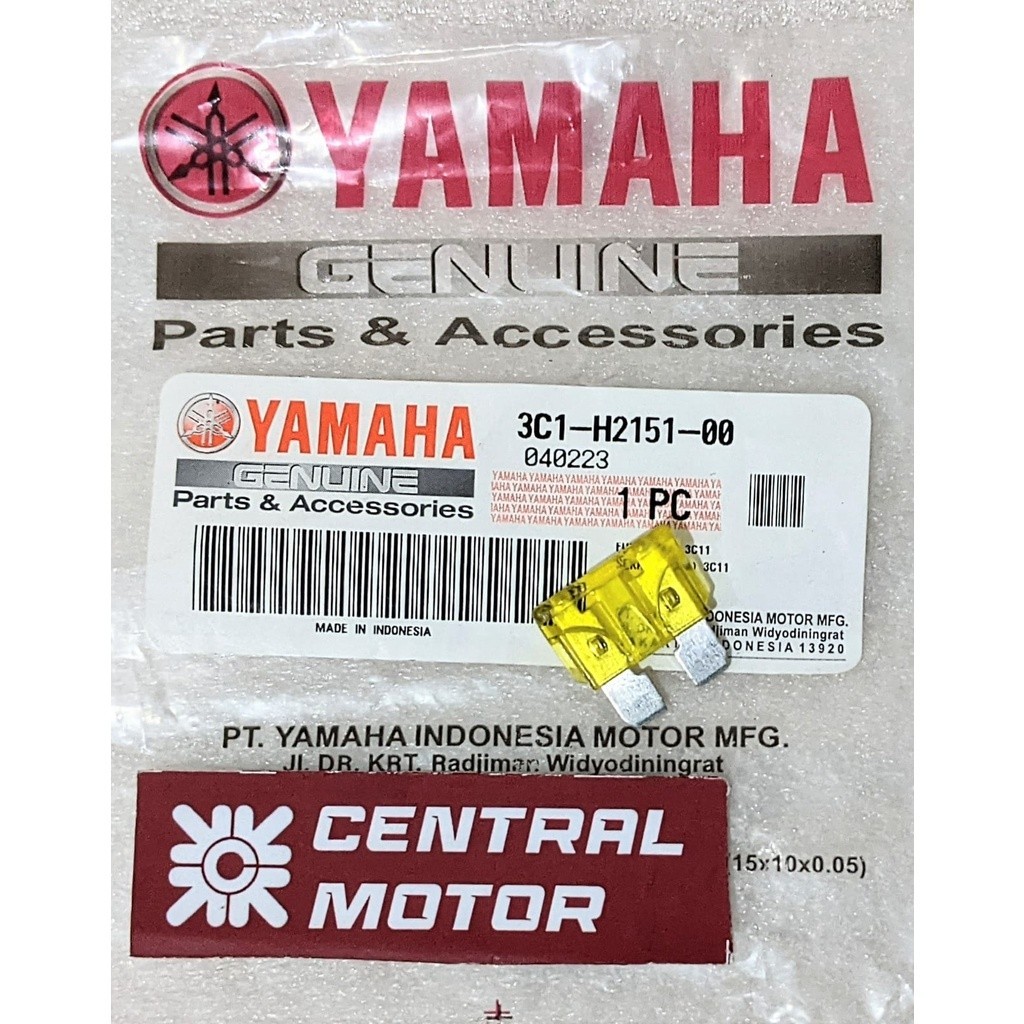 Jual Sekring 20 Ampere 20A Sekreng Fuse Vixion Original Yamaha Genuine ...