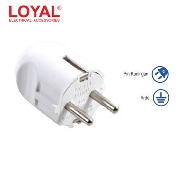 Jual Steker Arde Kepala Colokan Bulat LOYAL LY-933 Steker Arde SNI ...