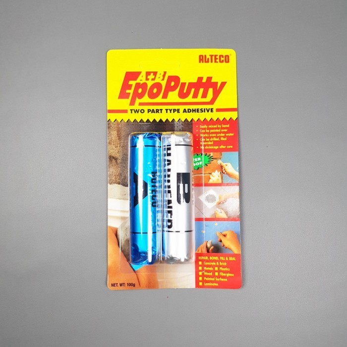 Jual Lem Alteco Epo Putty 100 gram Epoputty Epoxy Porting Waterproof ...