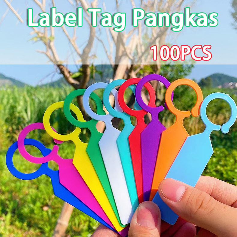 Jual 100PCS Label Tag Tanaman/Tag Nama Tanaman Paket/Tag Pohon Label/marker semai benih bibit ...