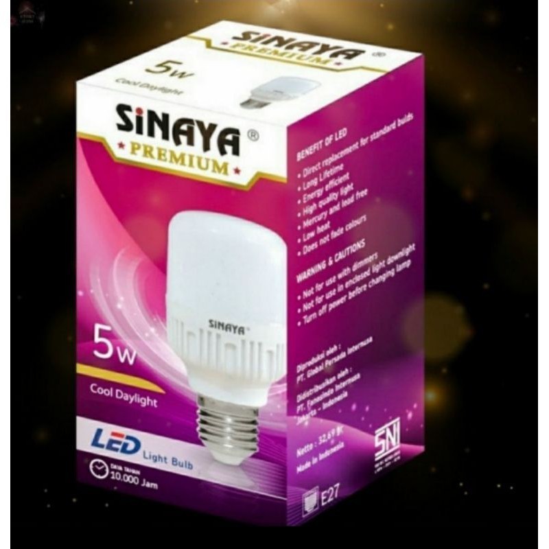 Jual Lampu LED murah 5 Watt Sinaya | Shopee Indonesia
