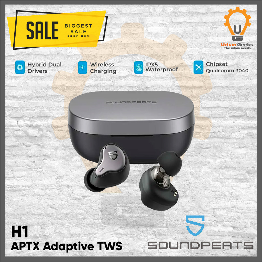 Jual SoundPEATS H1 True Wireless Earbuds In-Ear Stereo TWS | Shopee ...