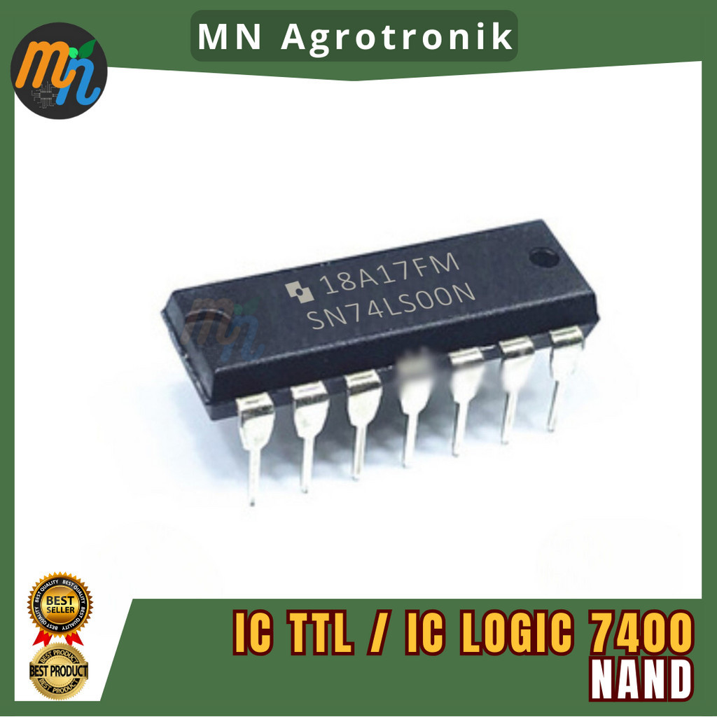 Jual IC TTL IC LOGIC 7408 7432 7486 7402 74266 7404 7400 LOGIC GATE | Shopee Indonesia