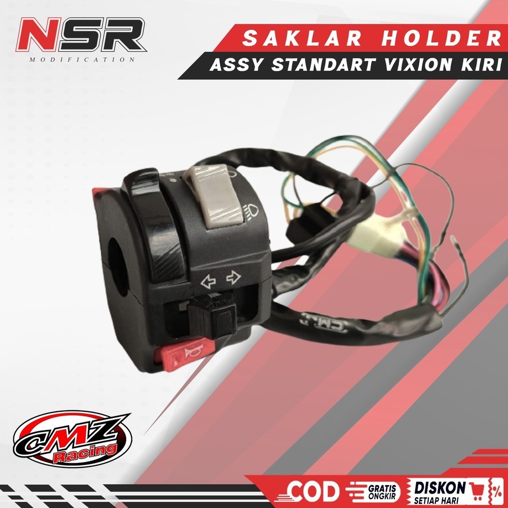 Jual SAKLAR KIRI VIXION Holder Kiri Vixion Lama SEVEN Untuk Semua Motor ...